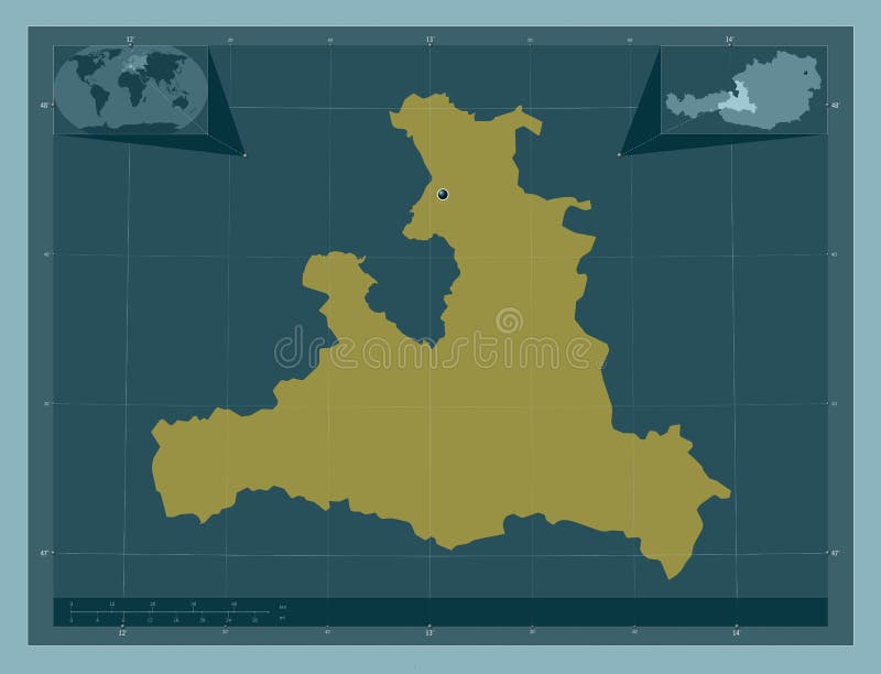Salzburg, Austria. Solid. Capital Stock Illustration - Illustration of ...