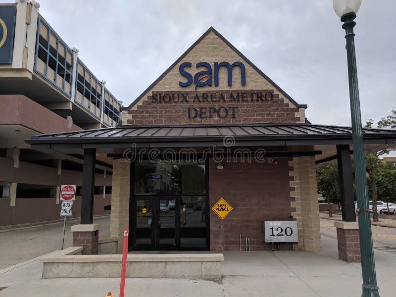 SAM Bus Depot editorial stock image. Image of downtown - 121877164