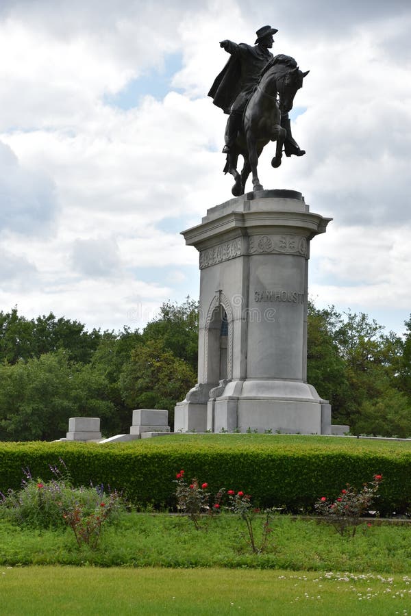 Sam Houston Monument Im Hermann Park in Houston, Texas Redaktionelles ...
