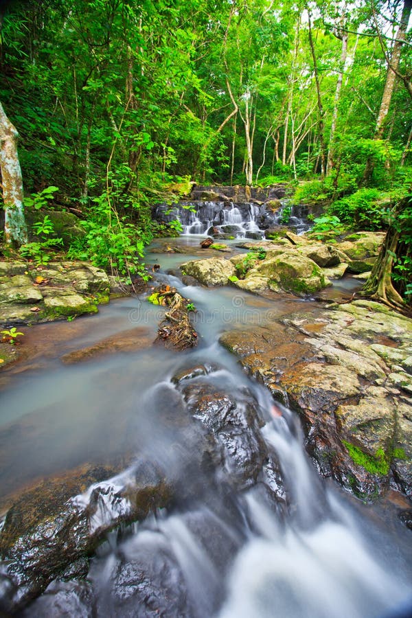 Sam Lan Waterfall in Thailand Stock Photo - Image of heaven, nature ...