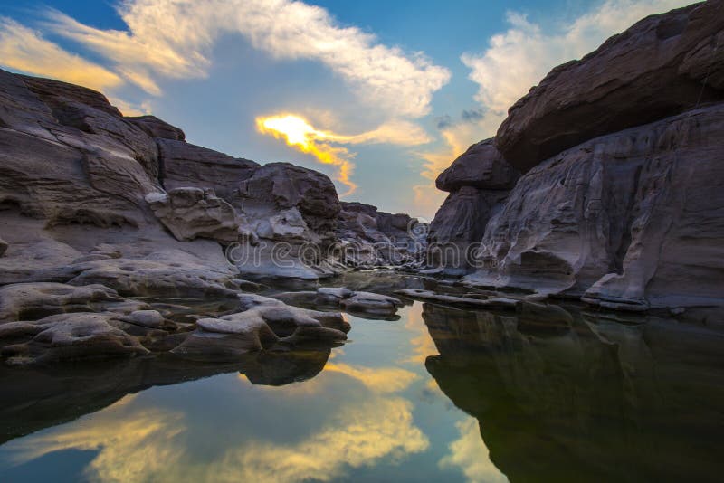 Sam Pan Bok stock photo. Image of resonant, water, nature - 41304514