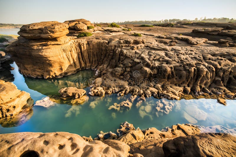 Sam phan bok stock photo. Image of scenery, horizon, desert - 68462716