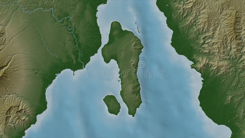 Samal Island. Philippines. Physical Stock Illustration - Illustration ...