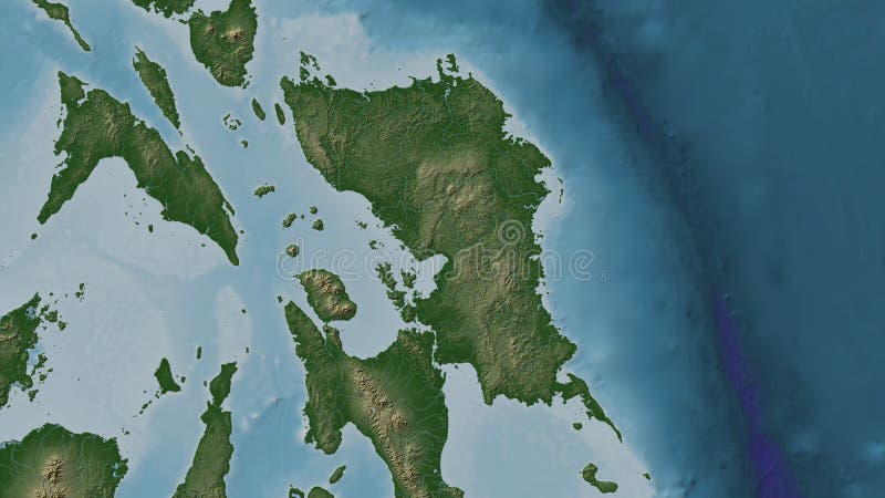 Samar Island. Philippines. Physical Stock Illustration - Illustration ...