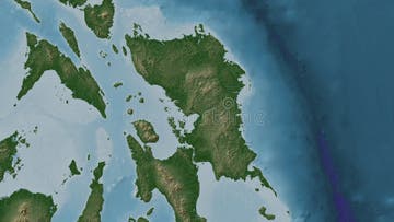 Samar Island. Philippines. Physical Stock Illustration - Illustration ...
