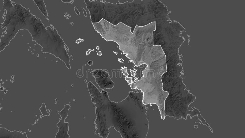 Samar, Philippines, Extruded. Grayscale Stock Footage - Video of ...