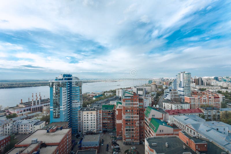 The Samara city editorial image. Image of famousplaces - 108716645