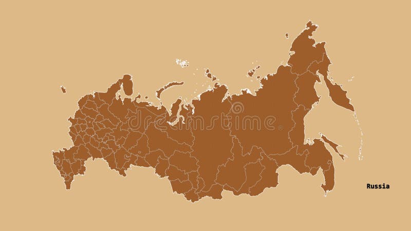 Samara Location. Russia. Solid Patterned Map Stock Video - Video of ...