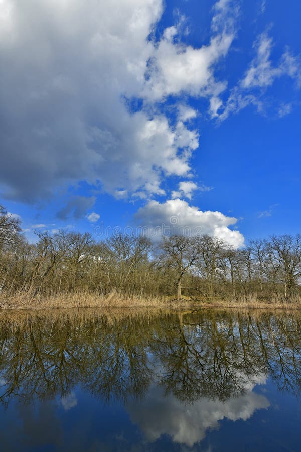 Beautiful Spring Sunset on the River. Stock Photo - Image of historical ...