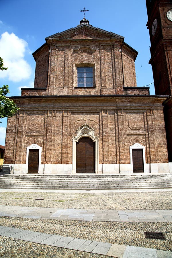 Church Samarate Varese Italy the Entrance and Mosaic Stock Image ...