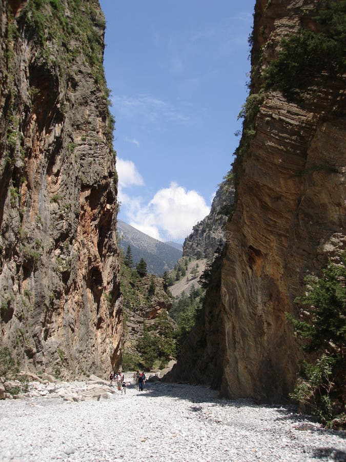 Samaria Gorge. Crete, Greece Stock Image - Image of rocks, hiking: 11269125