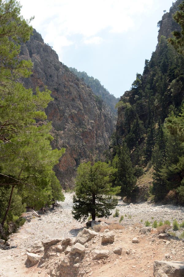Samaria Gorge National Park. Greece, Crete, White Mountains Stock Photo ...
