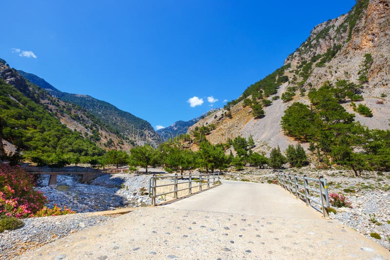 Samaria Gorge on Crete stock photo. Image of samaria - 72919526