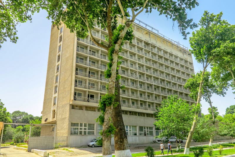 Samarkand University Boulevard Park 08 Editorial Stock Photo - Image of ...