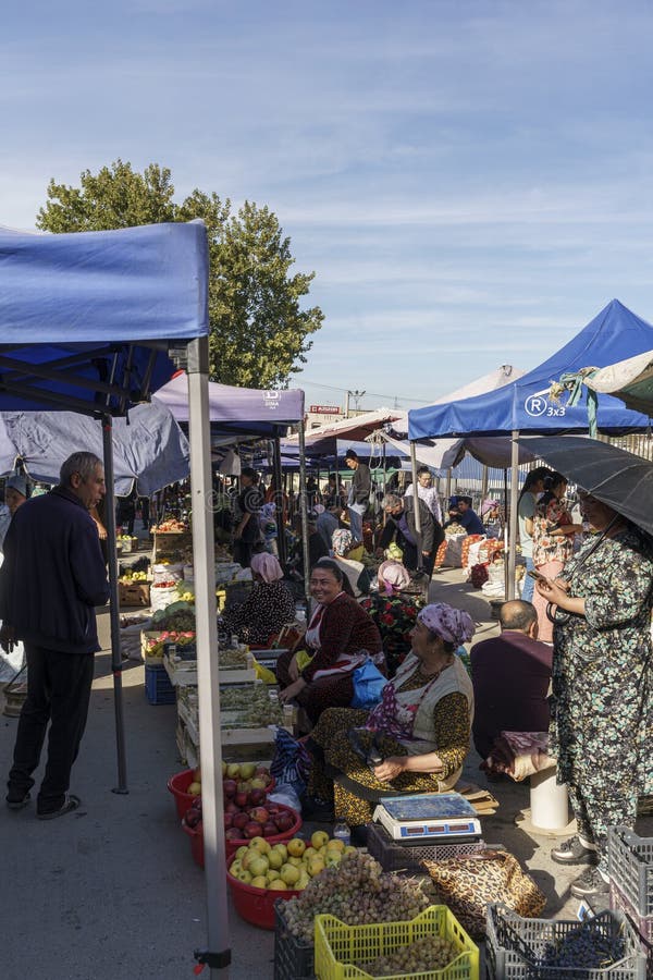 Siab Bazaar Market, Samarkand, Uzbekistan Editorial Photo - Image of ...