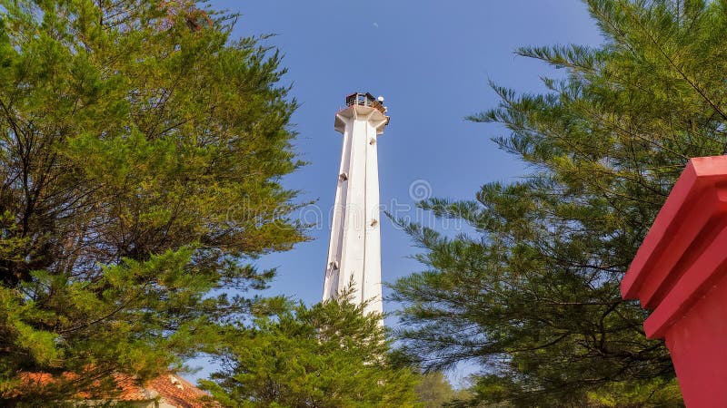 Samas Beach Lighthouse, Bantul, Yogyakarta, Indonesia Stock Image ...