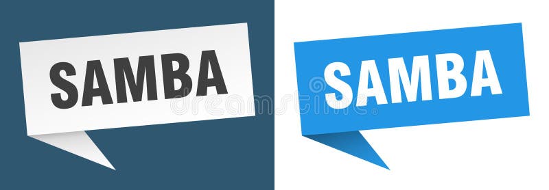 Samba Banner. Samba Speech Bubble Label Set Stock Vector - Illustration ...
