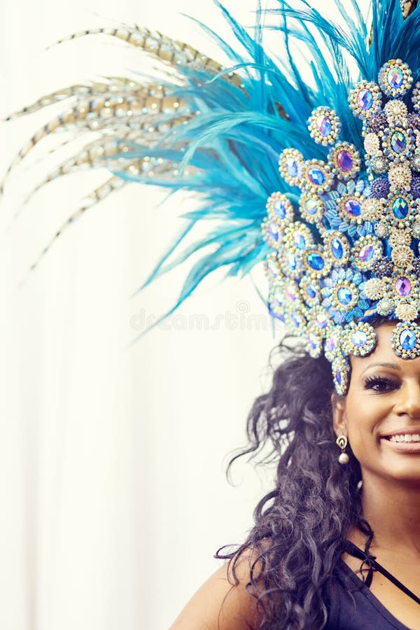 The Samba Queen Herself. a Beautiful Samba Dancer Performing at a ...