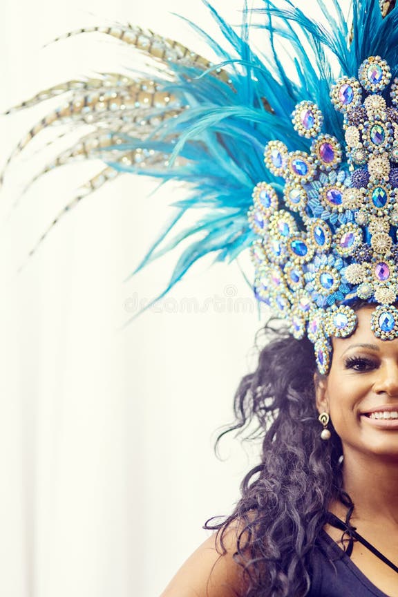 The Samba Queen Herself. a Beautiful Samba Dancer Performing at a ...