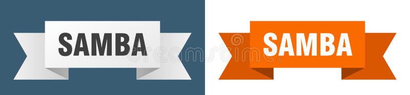 Samba Ribbon. Samba Isolated Paper Sign. Banner Stock Vector ...