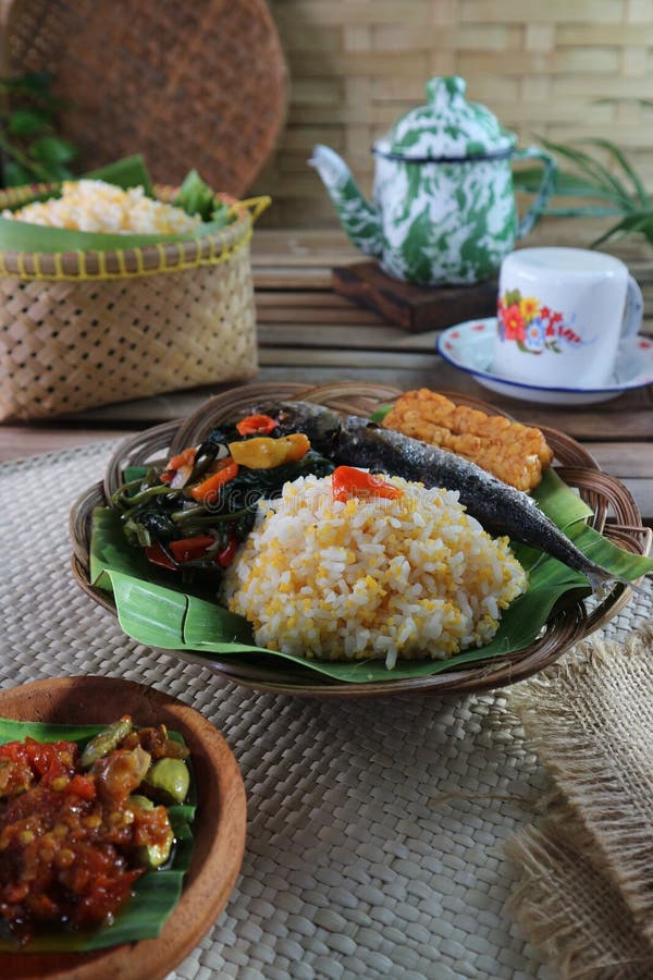 Sambal Terasi with Petai is a Complement To the Corn Rice Dish Stock ...