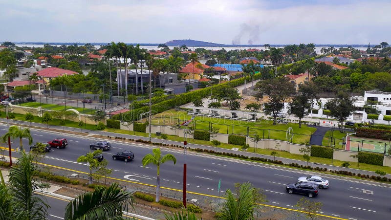Samborondon District Aerial View, Guayaquil Stock Image - Image of ...