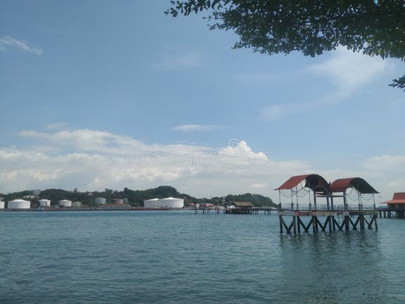 Sambu island view stock image. Image of sambu, belakangpadang - 262782473