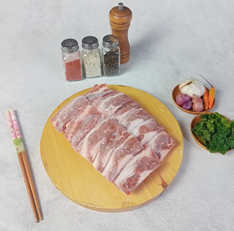 Samcan stock photo. Image of meat, belly, layers, consisting - 339336190