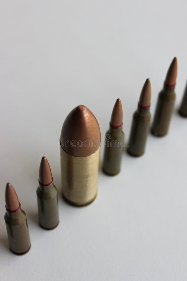 Conceptual Photo on the Theme of Diversity with a Large Cartridge in a ...