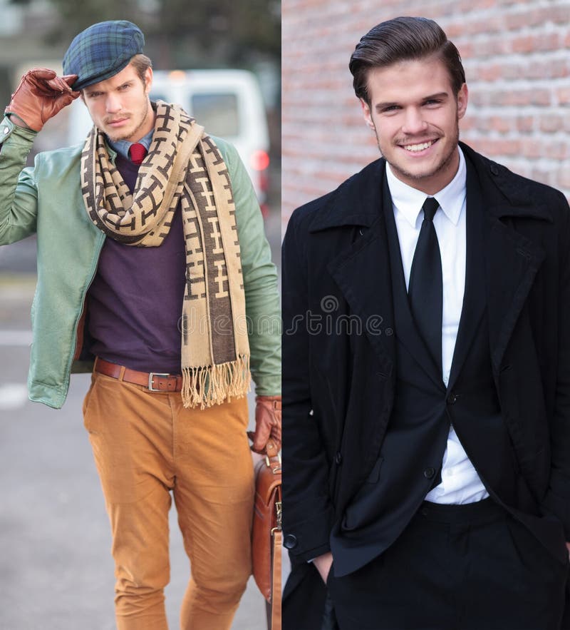 Same man different clothes stock image. Image of relax - 50882759