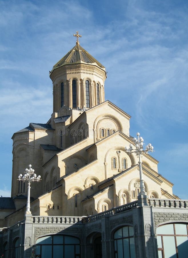 Sameba cathedral, Tbilisi stock photo. Image of cathedral - 18150746