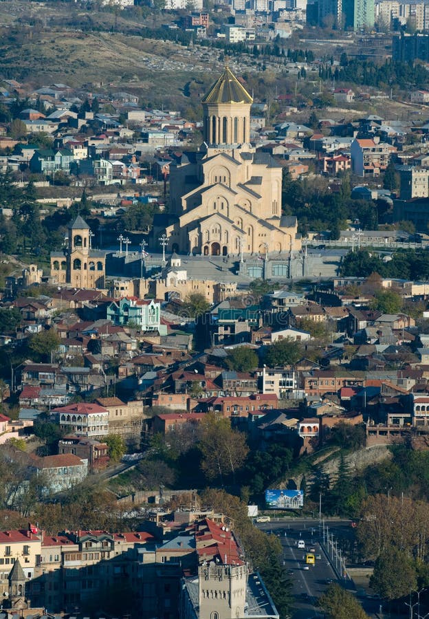 Sameba Cathedral - Tbilisi stock photo. Image of architecture - 24093816