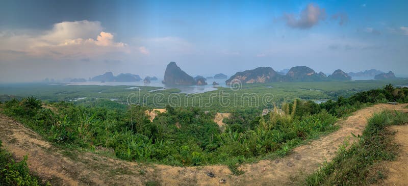 Samed Nang Chee, Phang Nga, Thailand Stock Image - Image of viewpoints ...