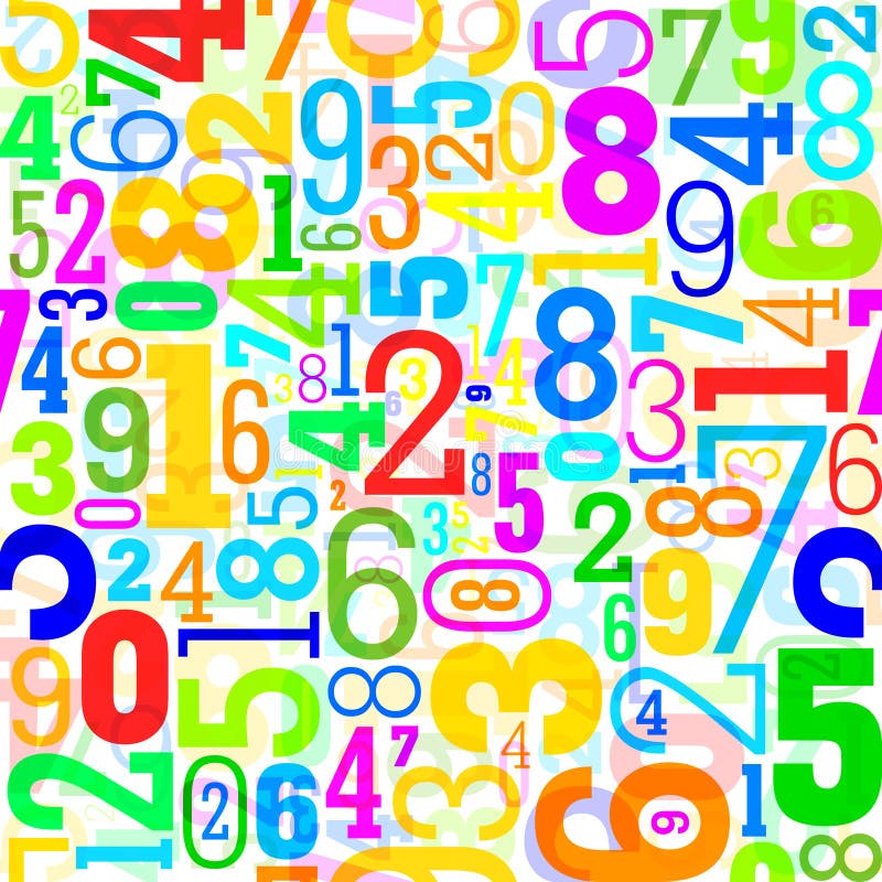 Sameless Colorful Numbers Picture. Image: 23712637