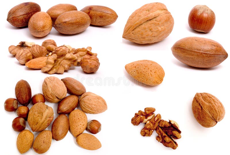 Samengestelde noten stock afbeelding. Image of voedsel - 2265321