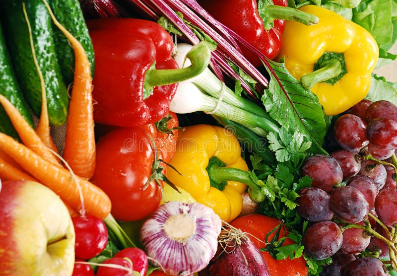 Samenstelling Met Rauwe Groenten Stock Foto - Image of broccoli, peper ...
