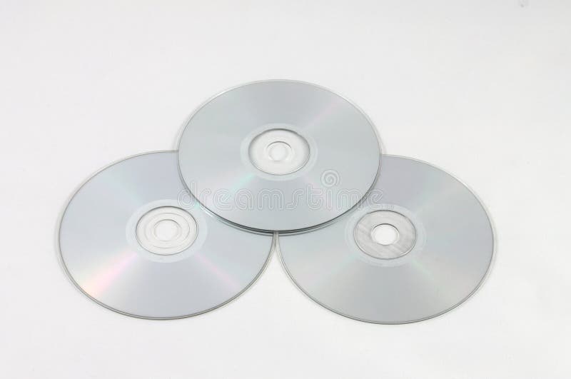 Samenvatting Van 3 Lege Dvd ` S of CD Stock Foto - Image of spatie ...