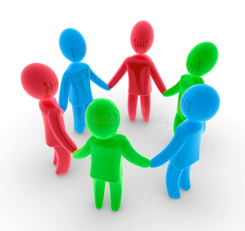 Samenwerking stock illustratie. Illustration of aansluting - 9771836