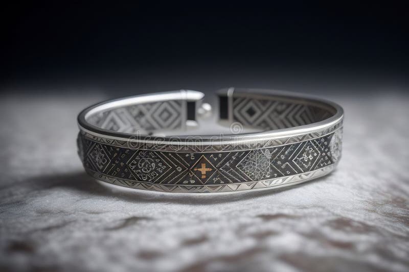 Sami Jewelry Mockup for Arctic Luxury Stock Illustration - Illustration ...