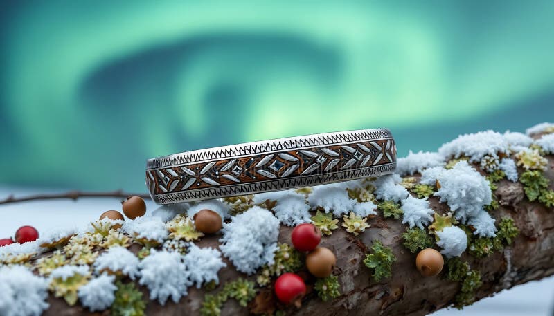 Sami Jewelry Mockup for Arctic Luxury Stock Illustration - Illustration of shop, markets: 366594089