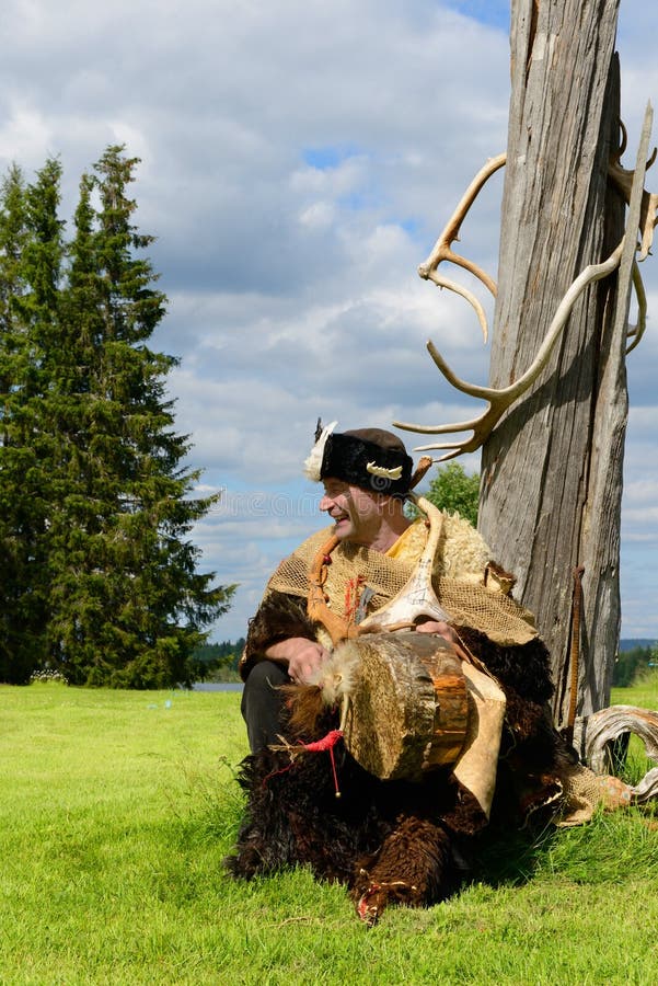 Sami shaman stock photo. Image of human, magician, happiness - 34478562