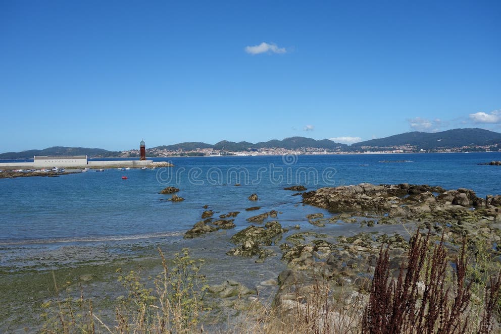 Samil beach, Vigo Spain stock image. Image of tour, travel - 79527723
