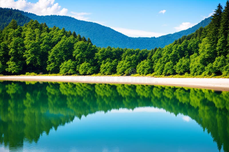 Samish Island Bay is Paraphrased. Stock Illustration - Illustration of ...