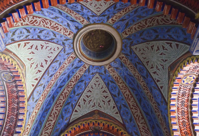 Sammezzano Ancient Castle Oriental Ceiling Editorial Stock Photo ...