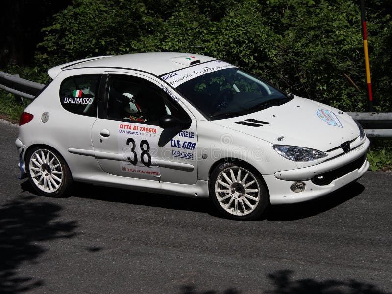 Sammlungsauto Peugeot 206 RC Redaktionelles Stockbild - Bild von ...
