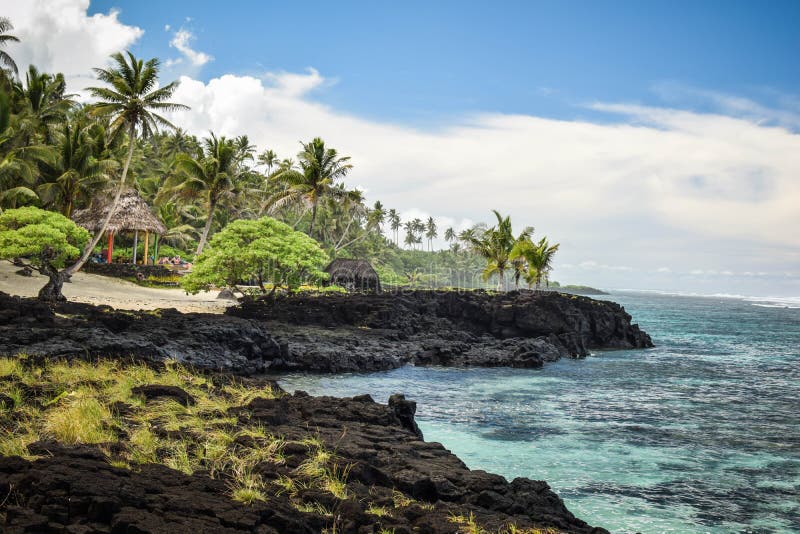Samoa - Islands on South Pacific Stock Image - Image of pacific ...