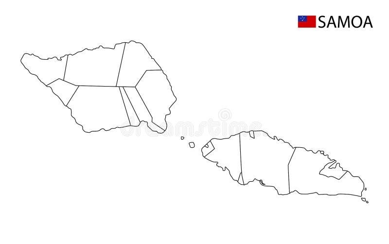 Samoa Map Stock Illustrations – 741 Samoa Map Stock Illustrations ...