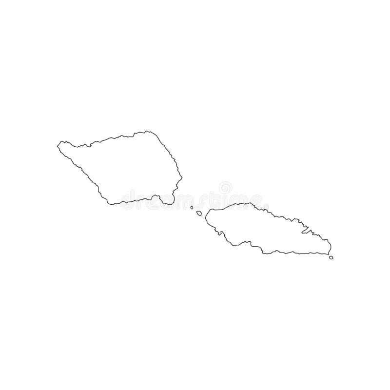 Samoa map outline stock vector. Illustration of vector - 95014583 Samoa map outline stock vector. Illustration of vector - 95014583
