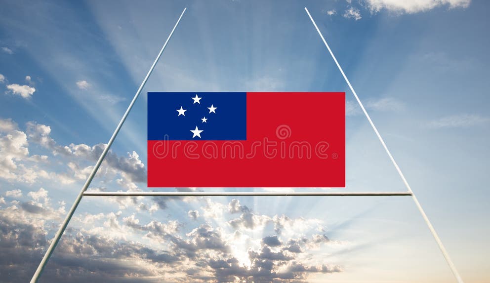 Samoa rugby landscape. stock image. Image of concept - 127245221