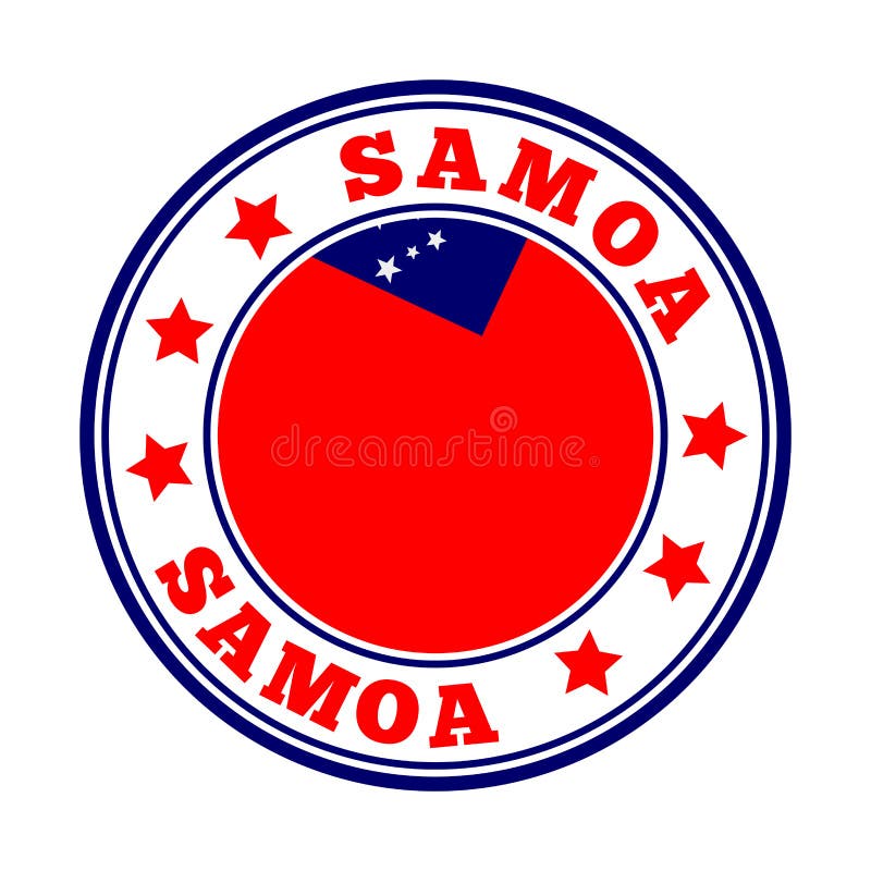 Samoa sign. stock vector. Illustration of samoa, stamp - 169754439